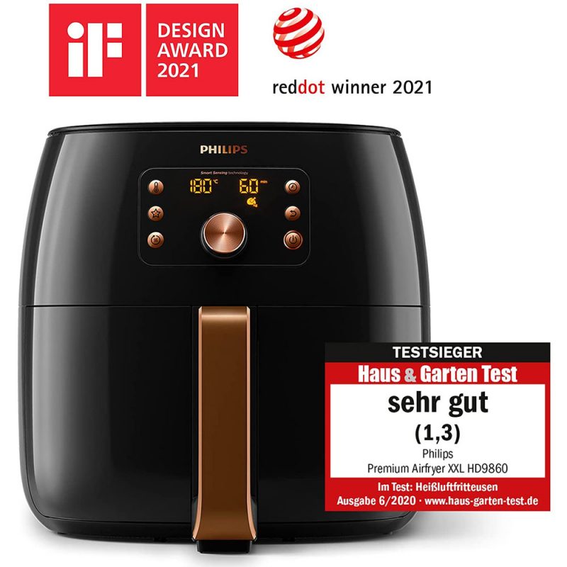 Nồi Chiên Không Dầu Philips HD9860/90 Airfryer XXL, Cho 4-5 Người ...